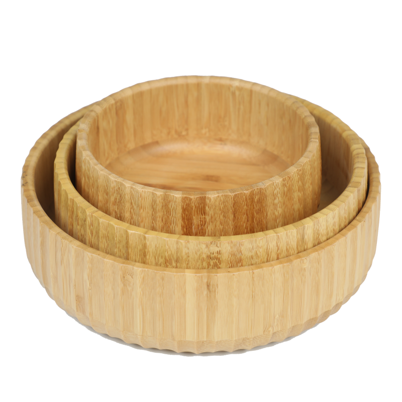 Wholesale Bamboo damaskeen salad bowel set Manufacturer and Supplier ...